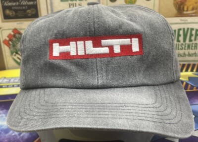 Hilti Gray White Red Adjustable Hat Baseball Cap Americas Legend Made ...