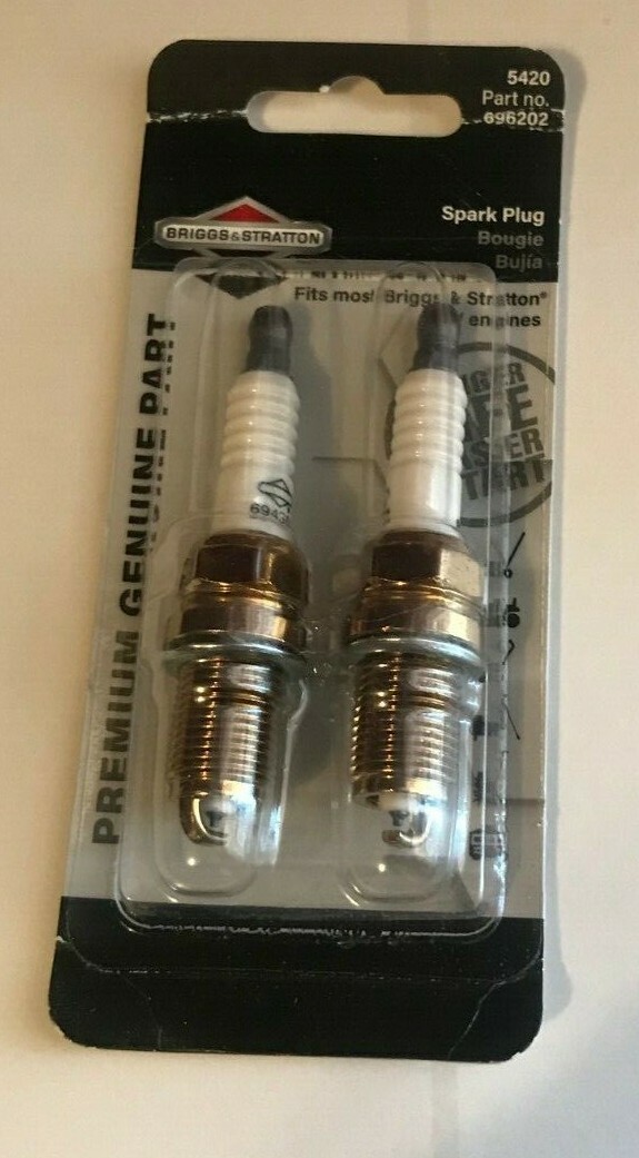 5420 K Briggs & Stratton spark plug 2pk 696202 5066 5420 694385 | eBay