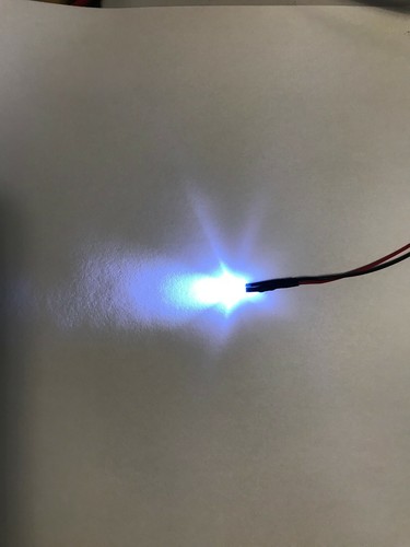 U.S. Seller 5pcs White 3mm Pre Wired LED Light 5v - 13V DC Lamp Bulb ...