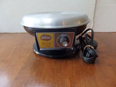 Vintage Sunbeam M'Sieur Crepe Model 30-10 Hot Plate Only Works Fine | eBay