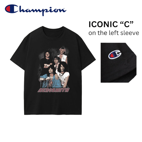[Champion® Tag] Official Licensed Merch - Rock Band T-Shirt Unisex Tee ...