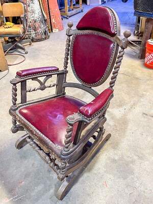 Rare Antique George Hunzinger Rocking Chair, late-19th Century ...