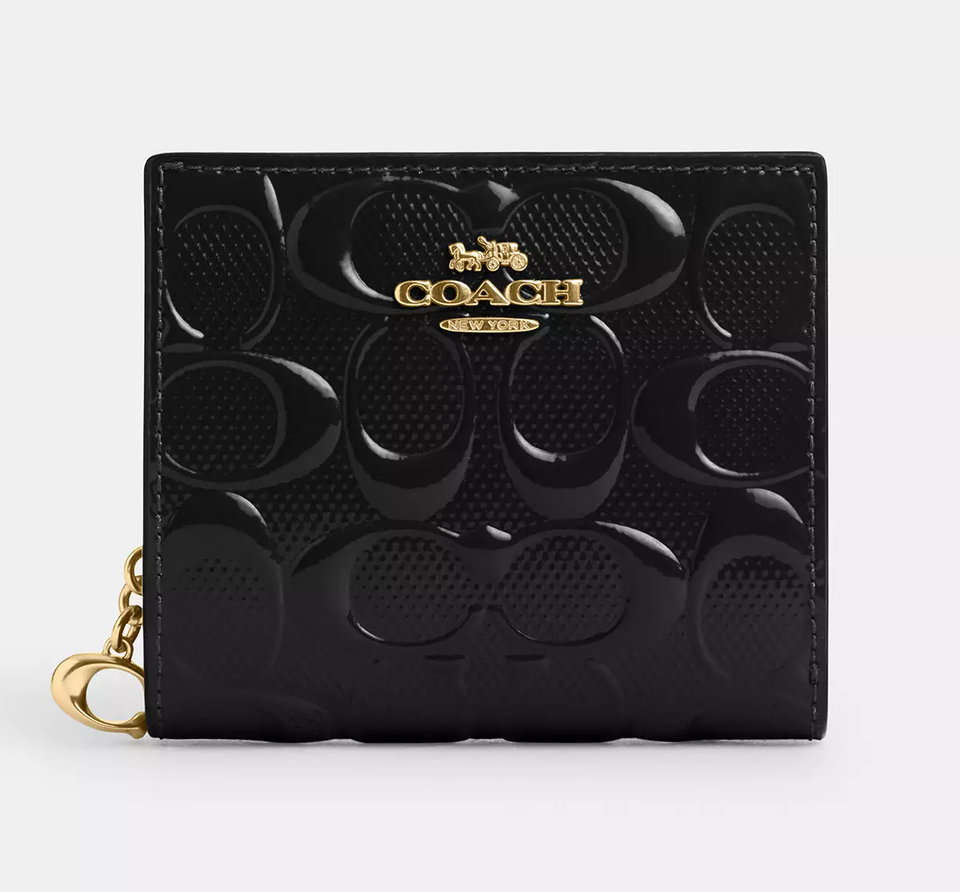 NWT Coach Snap Wallet In Signature Leather CV415/CT982 | eBay