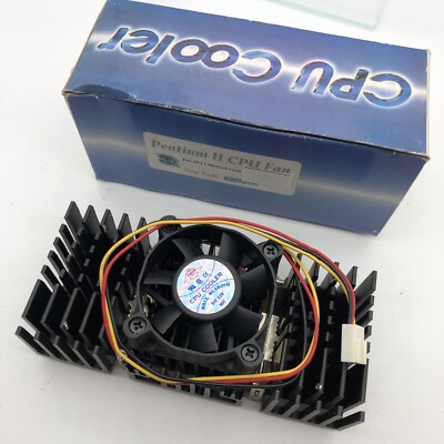 NEW Pentium II Slot 1 CPU Cooler Heatsink Fan P2 & Compatible CPUs IBIS ...