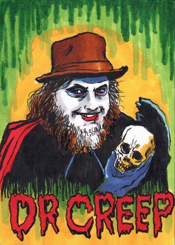 Horror Host 5 Card SET SKETCH PRINTS signed by Matthew Parmenter | eBay