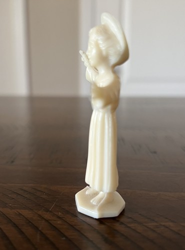 VINTAGE CATHOLIC STATUE YOUNG CHILD JESUS PREACHING 2-7/8" IVORY ...