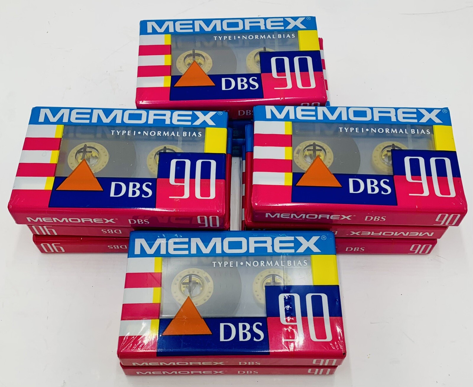 Memorex dBS 90 Minute Blank Cassette Tapes Lot of 11 New and Sealed | eBay
