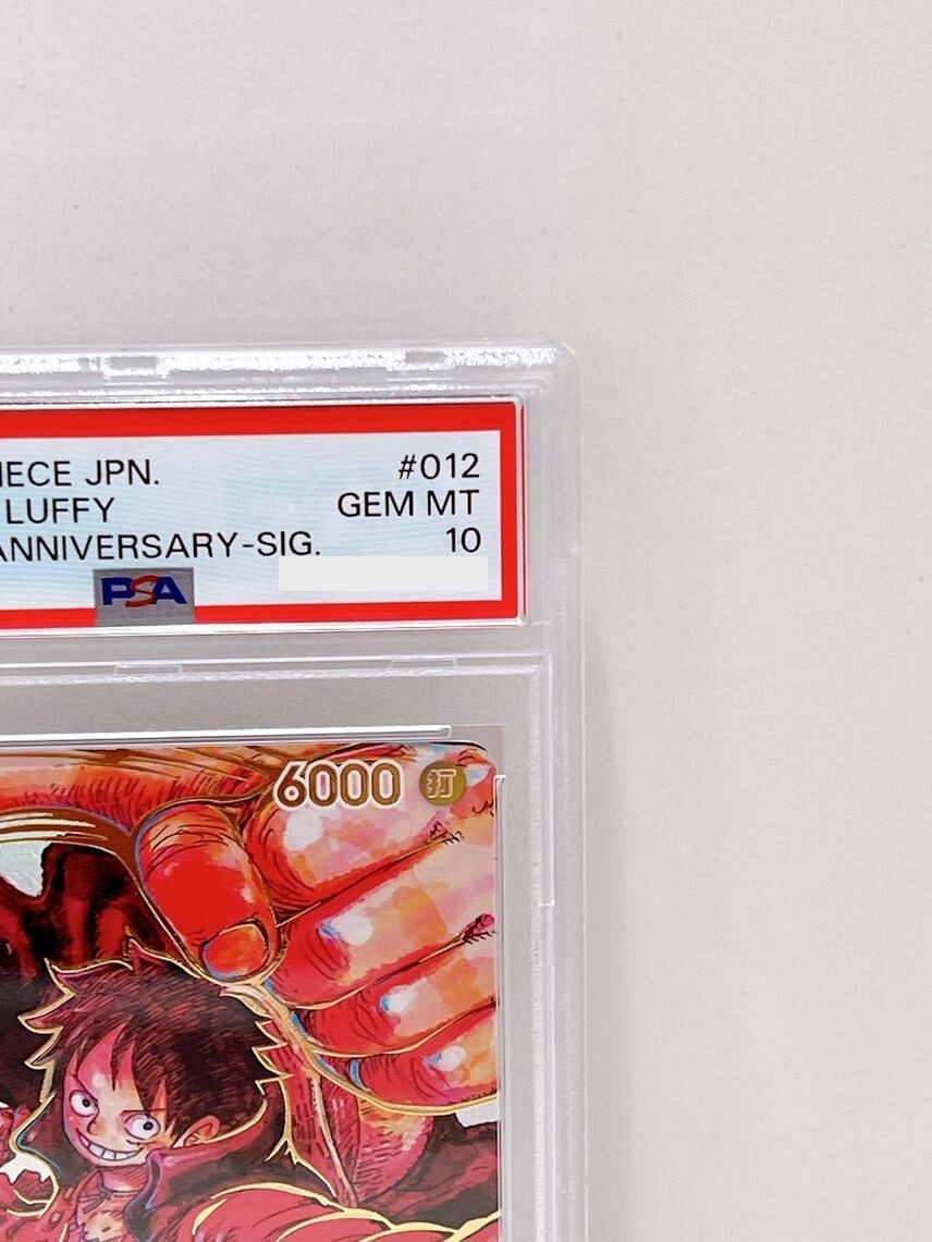 PSA 10 Luffy ST01-012 OP-05 Eiichiro Oda Signature One Piece Card ...