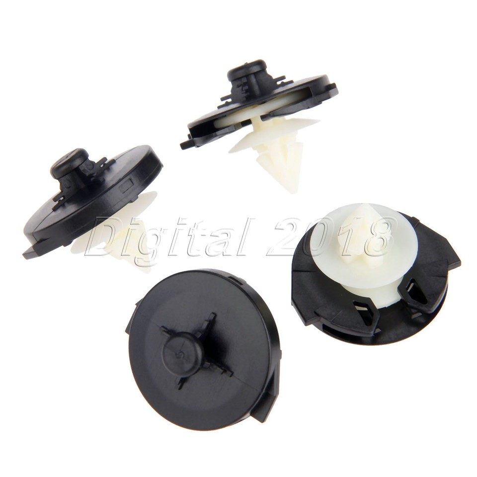 10X Plastic Car Door Panel Clips Fastener Rivets Fit For Polo 6N ...