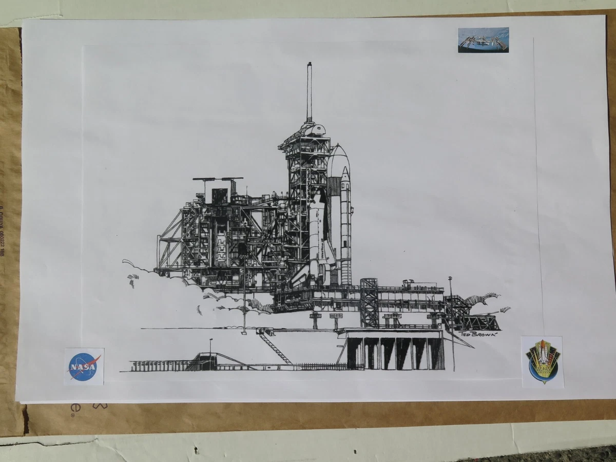 Nasa Line Drawing