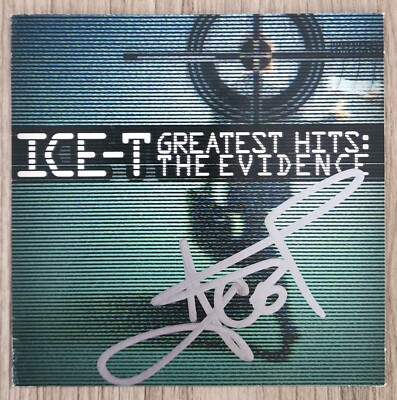 Ice-T Signed Greatest Hits CD Booklet Album West Coast Rap Hip Hop ...