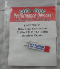 Futaba 72mhz FM Dual Conversion Receiver Crystal Channel 36 72.510 for ...