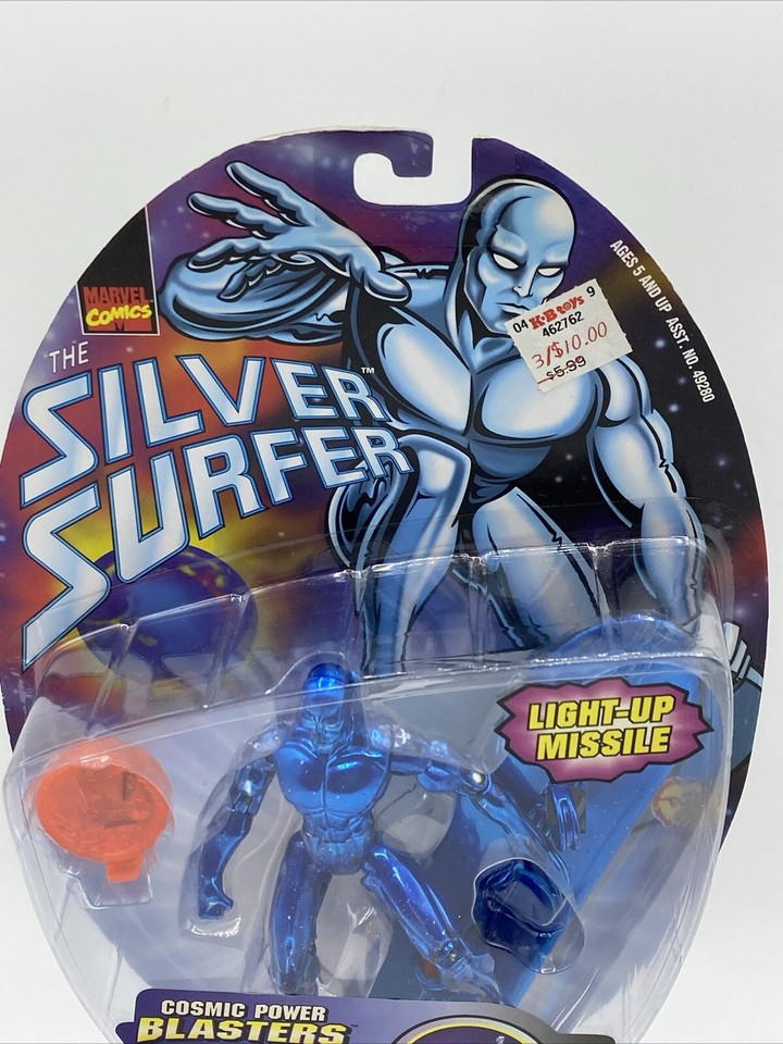 1997 Silver Surfer Cosmic Power Blasters Star Surfer figure 1997 Toy ...