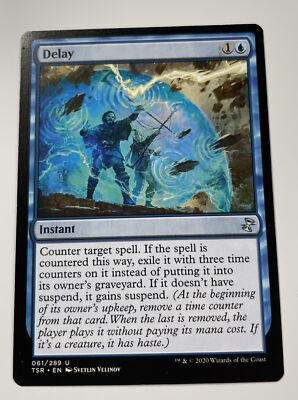 MTG Delay Time Spiral Remastered Uncommon 2020 Wizards Of The Coast 061 ...