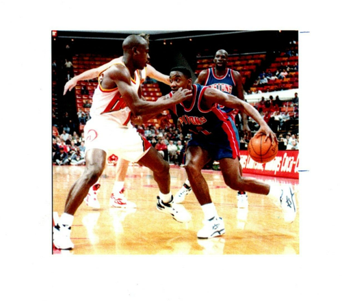 1994 AP COLOR PHOTO of HALL OF FAMER ISIAH THOMAS & MOOKIE BLAYLOCK | eBay