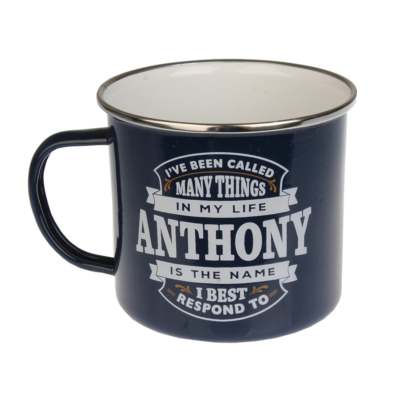 Top Bloke Anthony Tin Mug NEW Indoors Outdoors Camping Fishing 29 | eBay