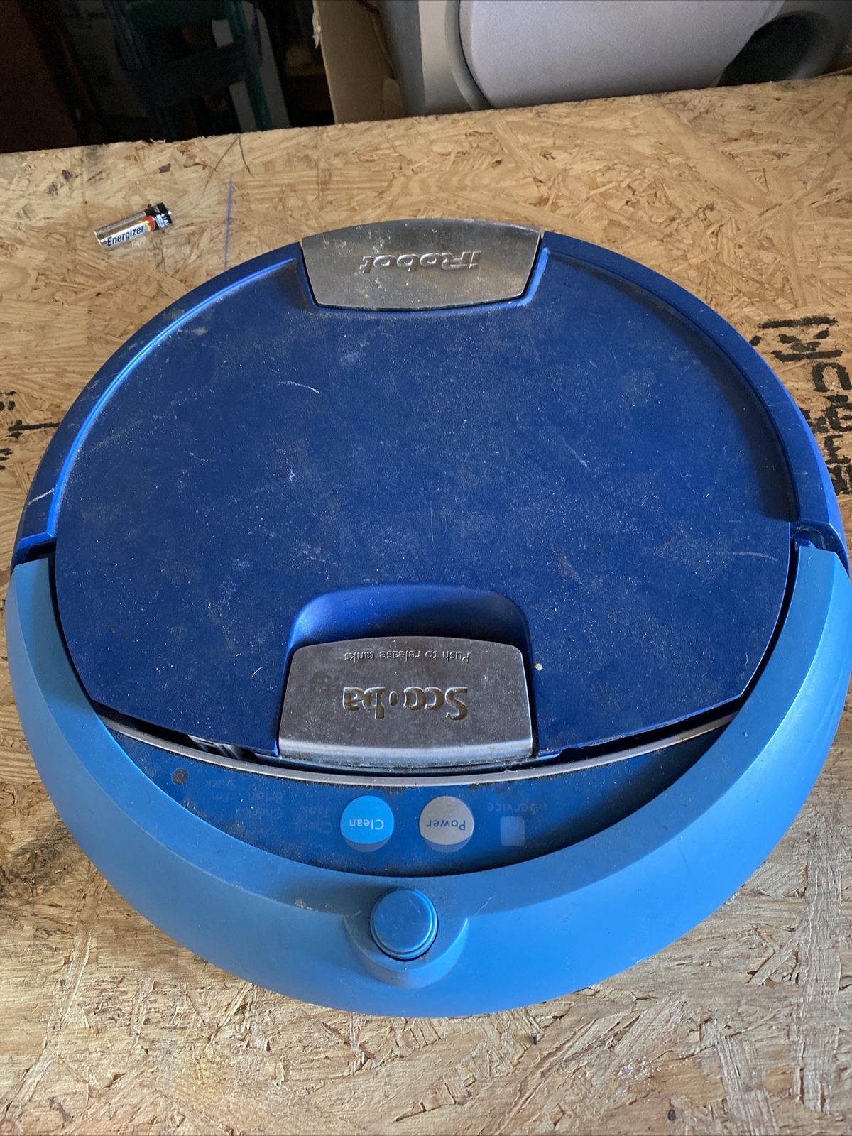 iRobot Scooba 5800 - Blue - Robotic Vacuum Cleaner As-Is for Parts Or ...
