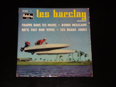 45 tours EP - LES BARCLAY - FRAPPE DANS TES MAINS - 1960 - LANGUETTE | eBay