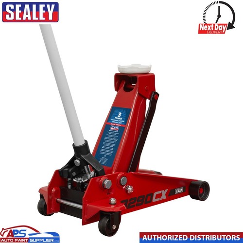 Sealey 3290CX 3 Ton Trolley Jack Compact Hydraulic tonne car van garage ...