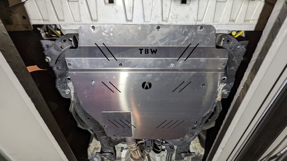 TBW Aluminum Engine Under Tray Shield for 1st Gen 04-08 Acura TSX skid ...
