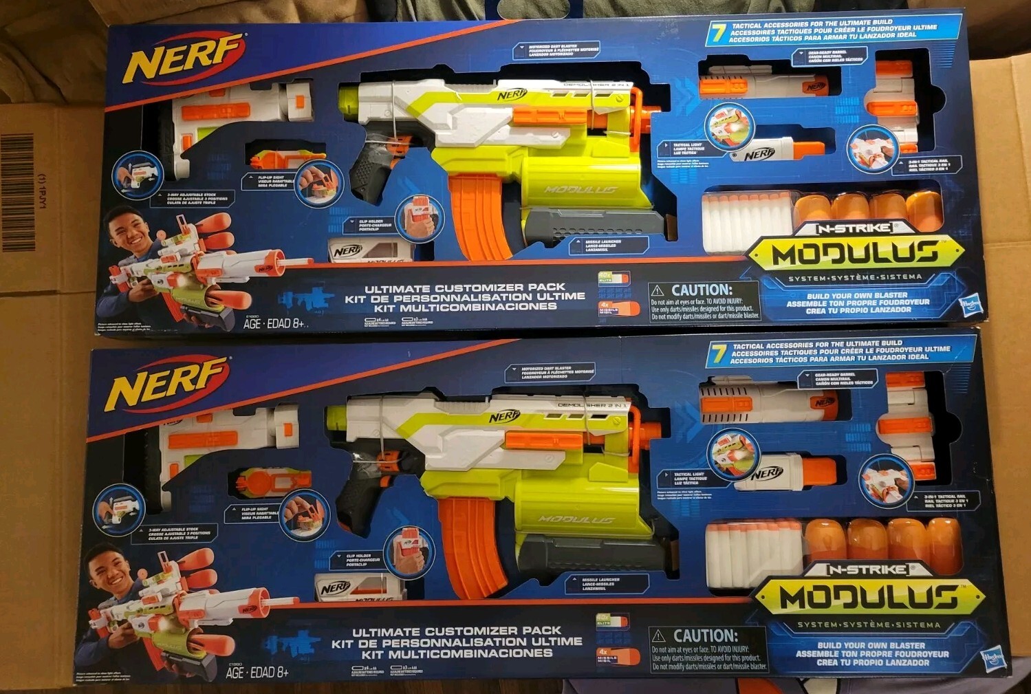 NERF N-STRIKE MODULUS SYSTEM HASBRO ULTIMATE PACK LOT OF 2 | eBay