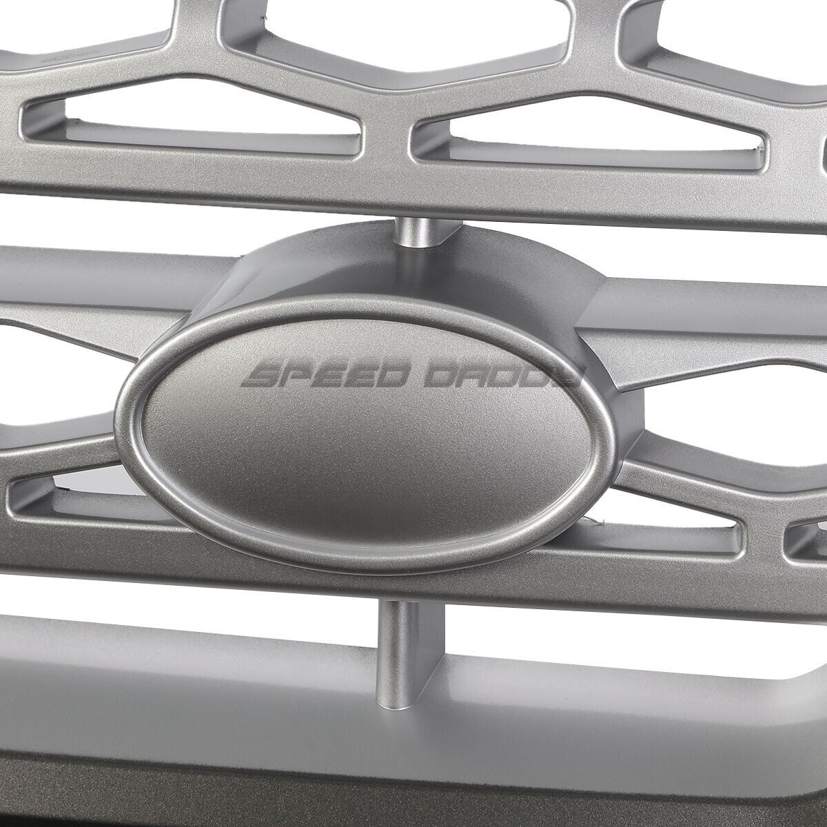 FOR 10-13 LAND ROVER LR4 GREY DIAMOND MESH FRONT BUMPER ABS UPPER ...