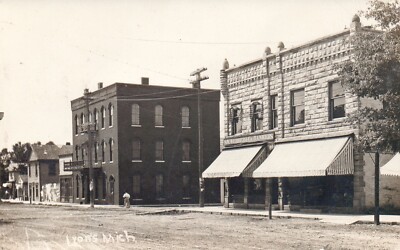 Real Photo Street View of Lyons Mich Michigan MI Vintage Postcard | eBay