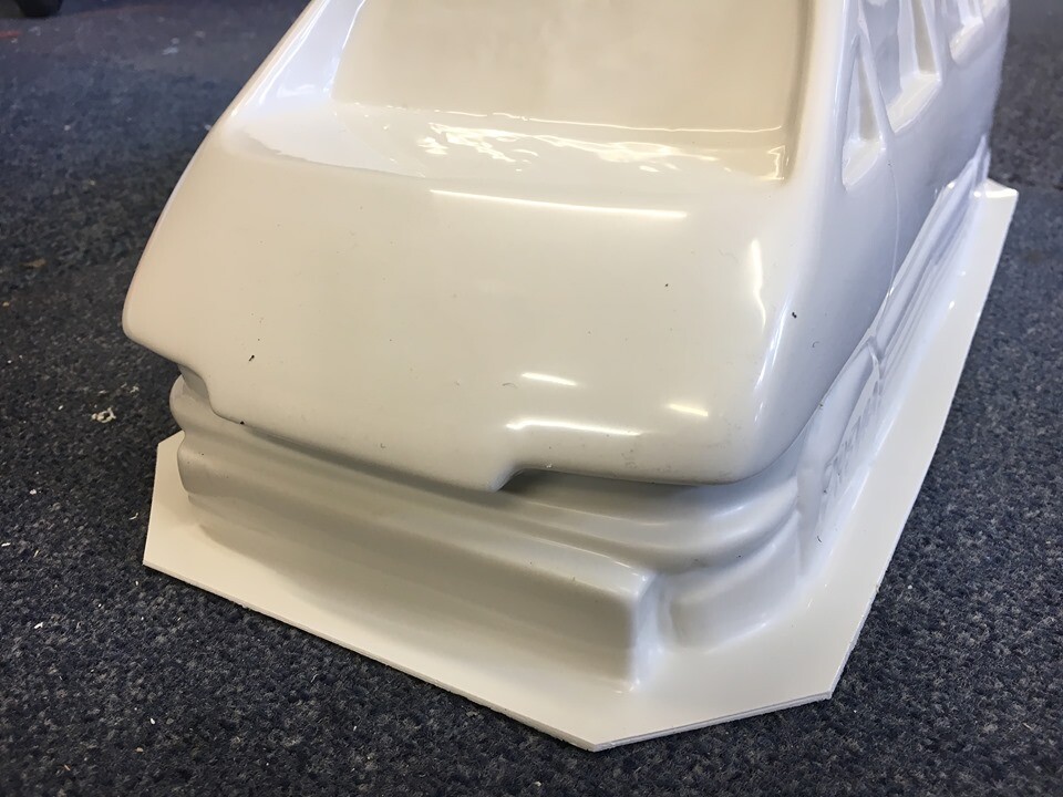 Toyota Previa 443 RC Banger Racing Body shell 1:12 Kamtec ABS | eBay UK