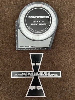 Maltby Golfworks Loft & Lie Angle Finder Plus Wood Club Loft Gauge | eBay