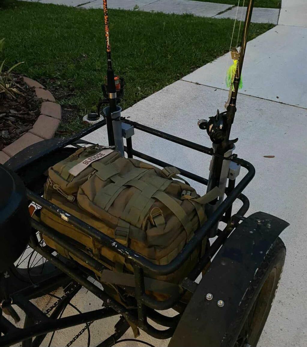 Riveted Rod Holder | Gray | Gimbal Pin for Nets, Gaffs, and Offshore ...