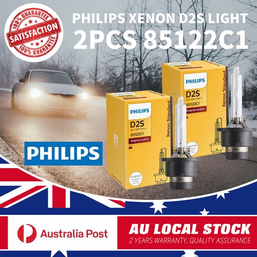 2X GENUINE PHILIPS D2S Standard Xenon 4200K HID for Ford Dodge Volvo ...