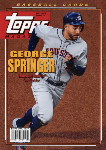 2019 Topps Archives Topps Magazine Insert George Springer #16 Astros | eBay