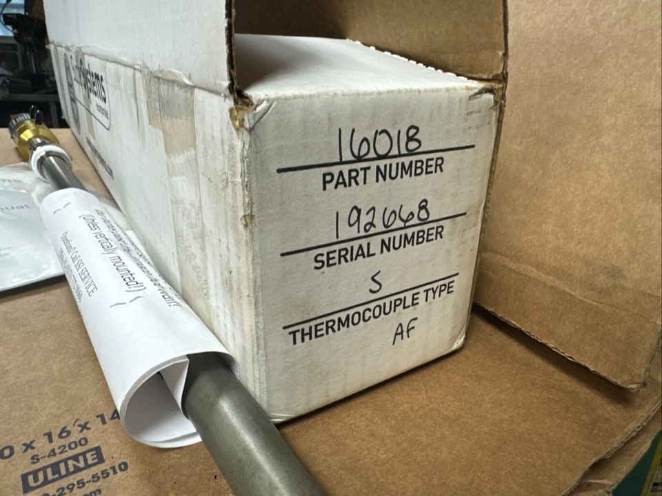 SUPER SYSTEMS SSI GOLD PROBE P/N 1601800 OXYGEN SENSOR Type S 27.2” OL ...