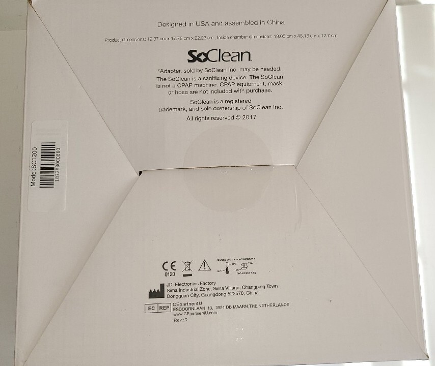 SoClean+SC1200-S9K+2+Cleaner+and+Sanitizing+Machine for sale online | eBay