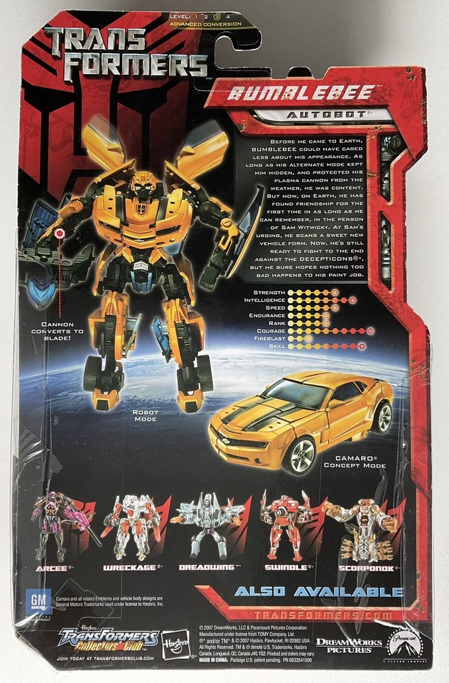 HASBRO TRANSFORMERS BUMBLEBEE AUTOBOT AUTOMORPH TECHNOLOGY | eBay