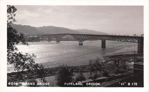 RPPC Ross Island Bridge Portland Oregon PM 1949 | eBay