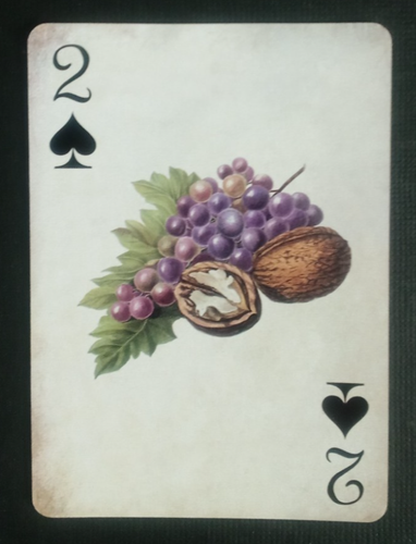 Masterpiece Playing Card Botanical Grapes (B) 2 Spades | eBay
