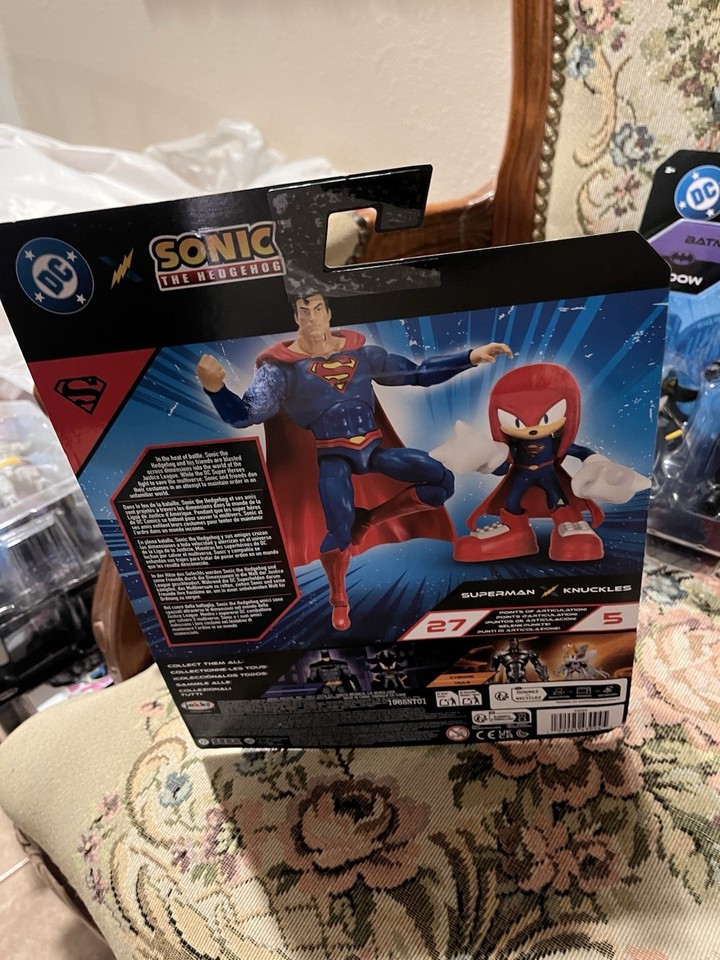 Dc x Sonic The Hedgehog Superman/Knuckles - Batman/Shadow - Cyborg ...