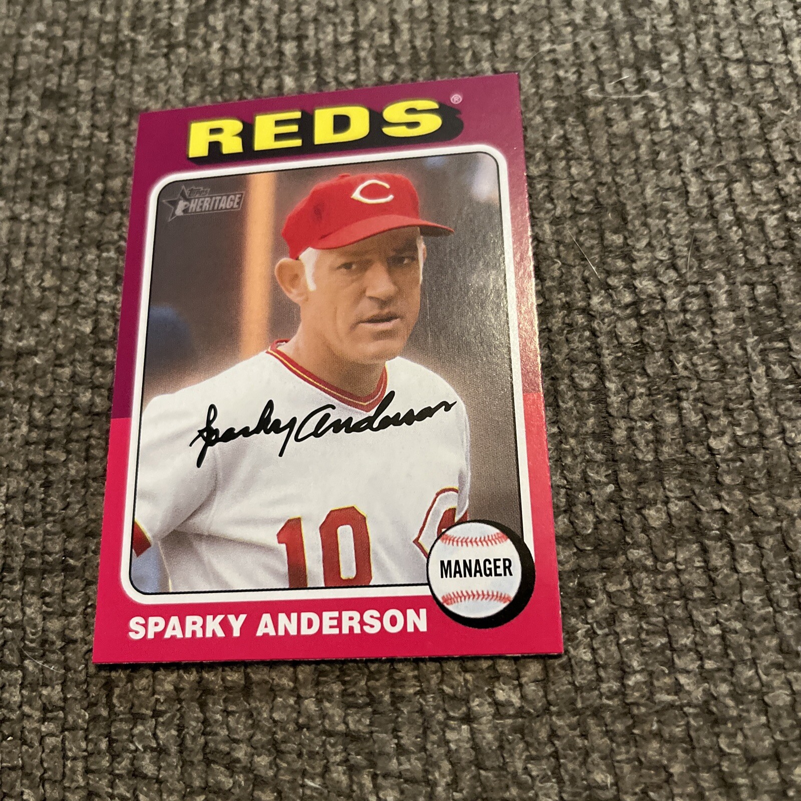 2024 Topps Heritage Sparky Anderson Manager #111 Cincinnati Reds | eBay