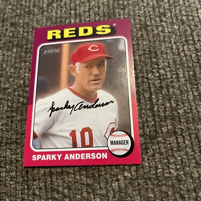 2024 Topps Heritage Sparky Anderson Manager #111 Cincinnati Reds | eBay