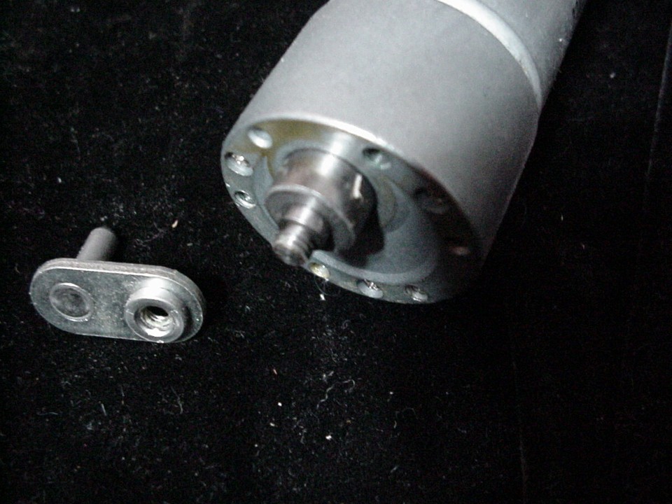 NOS 25 RPM Gearhead 6-20 V DC Motor: removable 10-32 thread Arm and Mtg ...