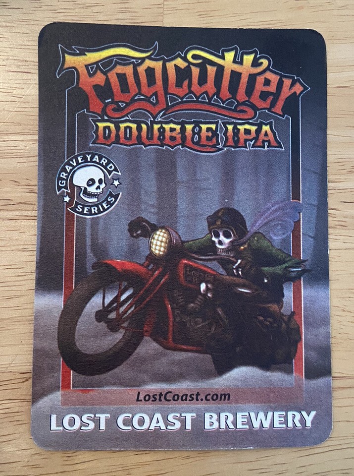 Lost Coast Brewery Revenant IPA/ Fogcutter DIPA Beer Coaster | eBay