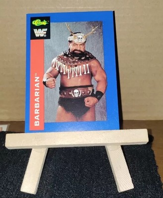1991 WWF classic trading card Barbarian | eBay