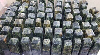 10-KG Huge Lot GREEN Bi Color Bendent Polished Calcite Towers Crystal ...