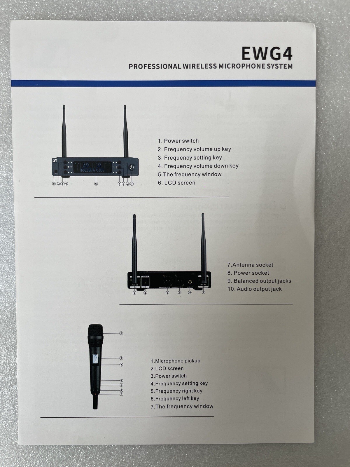 EWG4 Wireless microphone kit top quality Suitable For Karaoke Dj ...