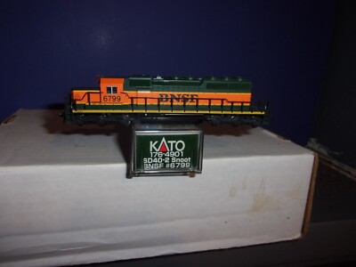N SCALE KATO/176-4901 BNSF/6799 EMD SD40-2 SNOOT | eBay