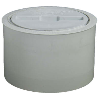 Plastic Oddities Exposed Plug Cleanout - Snap-in Pipe Fit | eBay