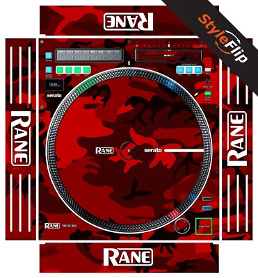 Rane TWELVE MKII Skin | Red Camo | Protective Decal | StyleFlip Skins ...