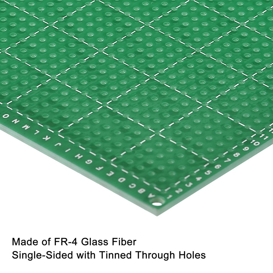 2Pcs PCB Board Single Sided Printed Circuit Prototyping Boards ...