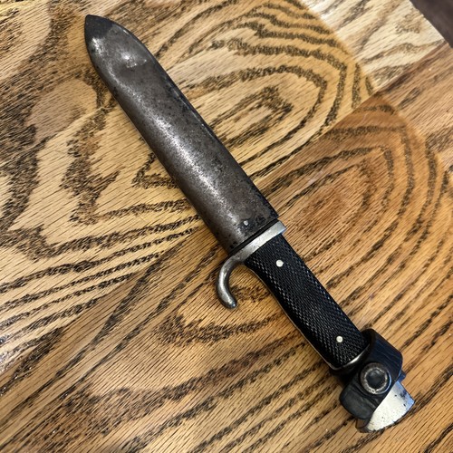 WW2 German Side Knife RZM 7/8 w/Braised Blade - Missing Diamond - US ...